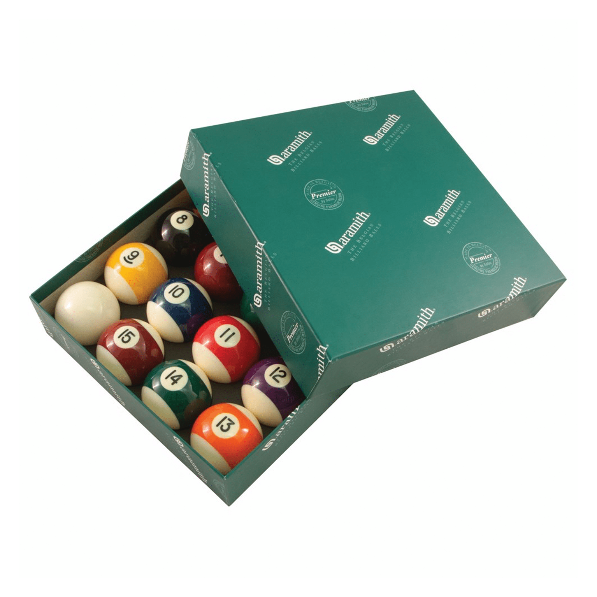 Buy Aramith Premier Kelly Pool Ball Set from Cue Store
