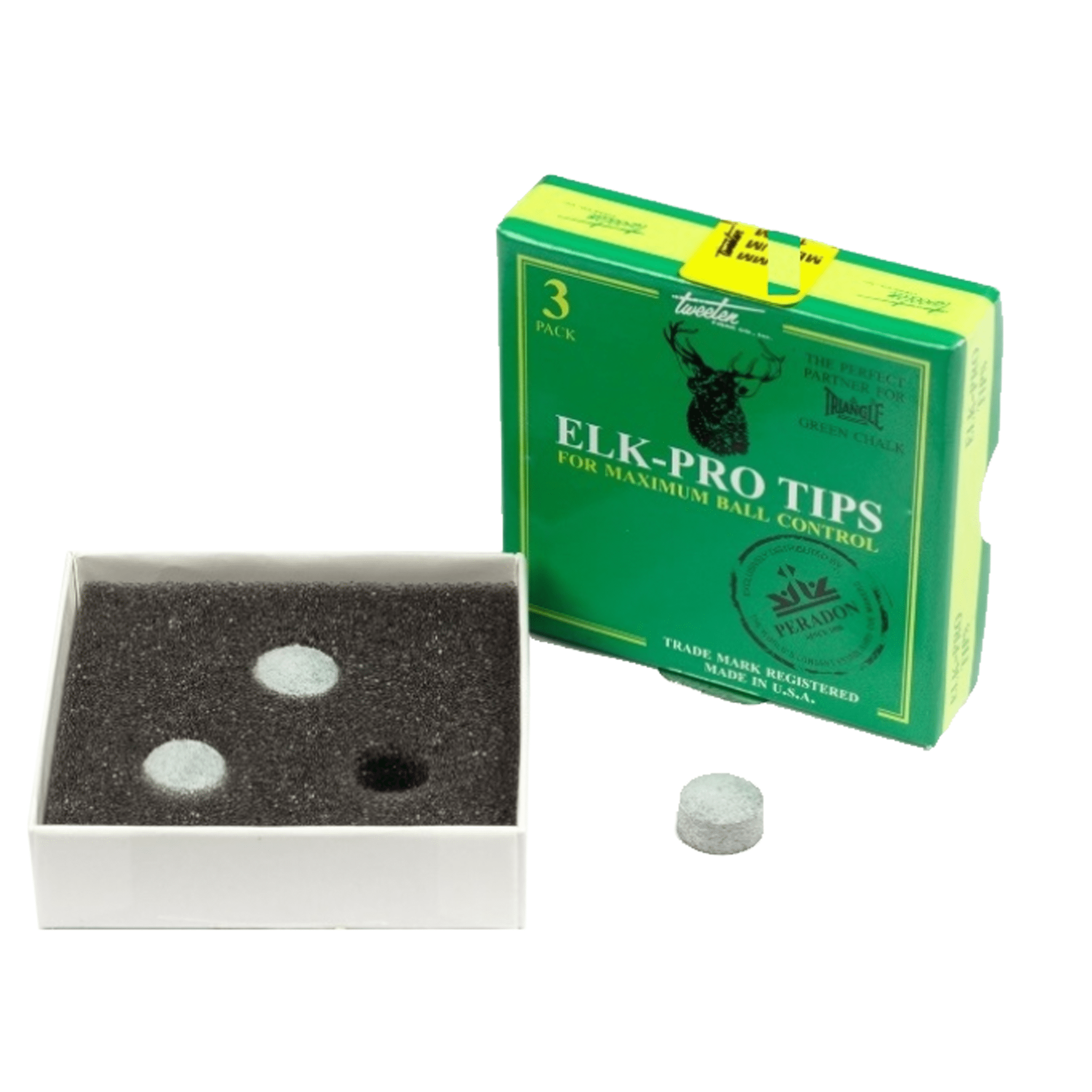 Buy Elkmaster Elk-Pro Cue Tips (3 Pack) from Cue Store