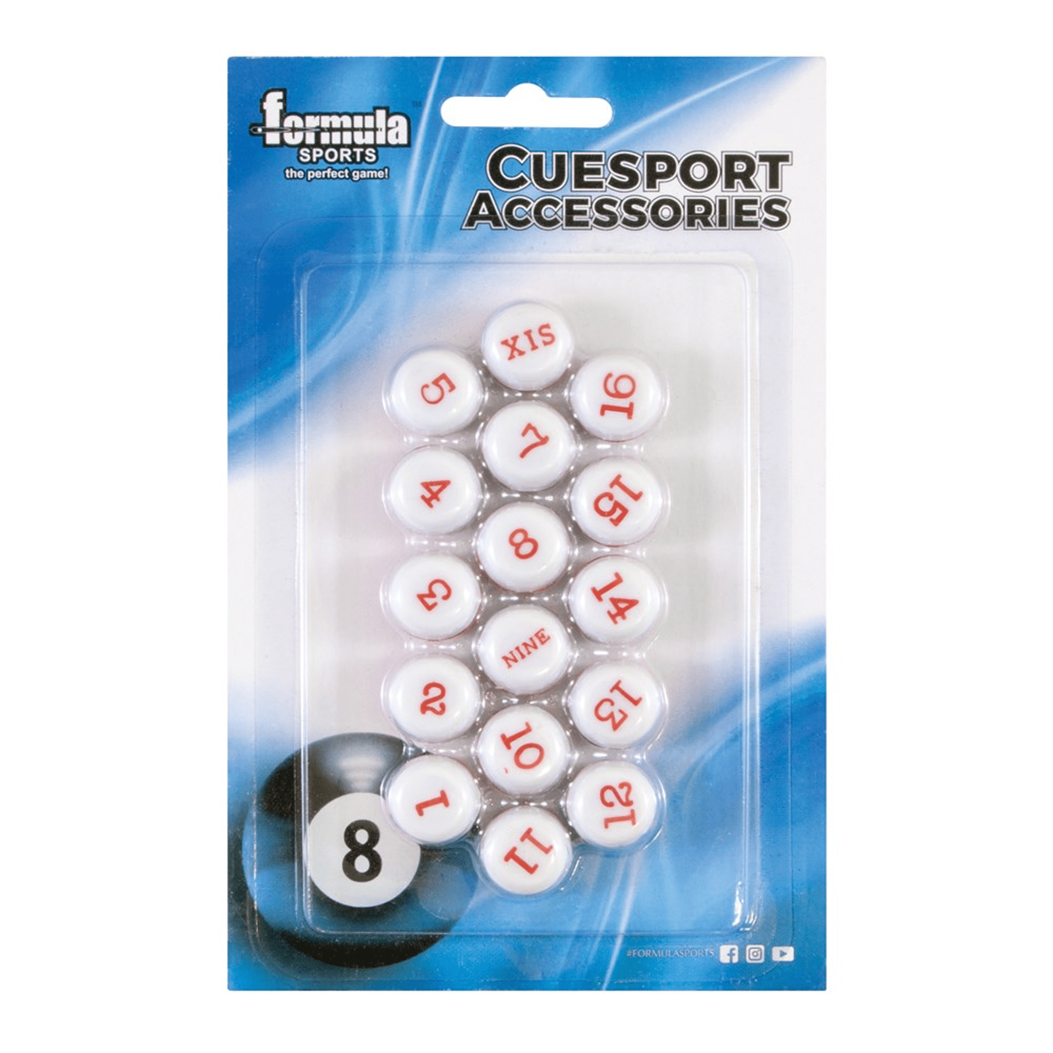 Buy Formula Sports Kelly Pool Marbles from Cue Store